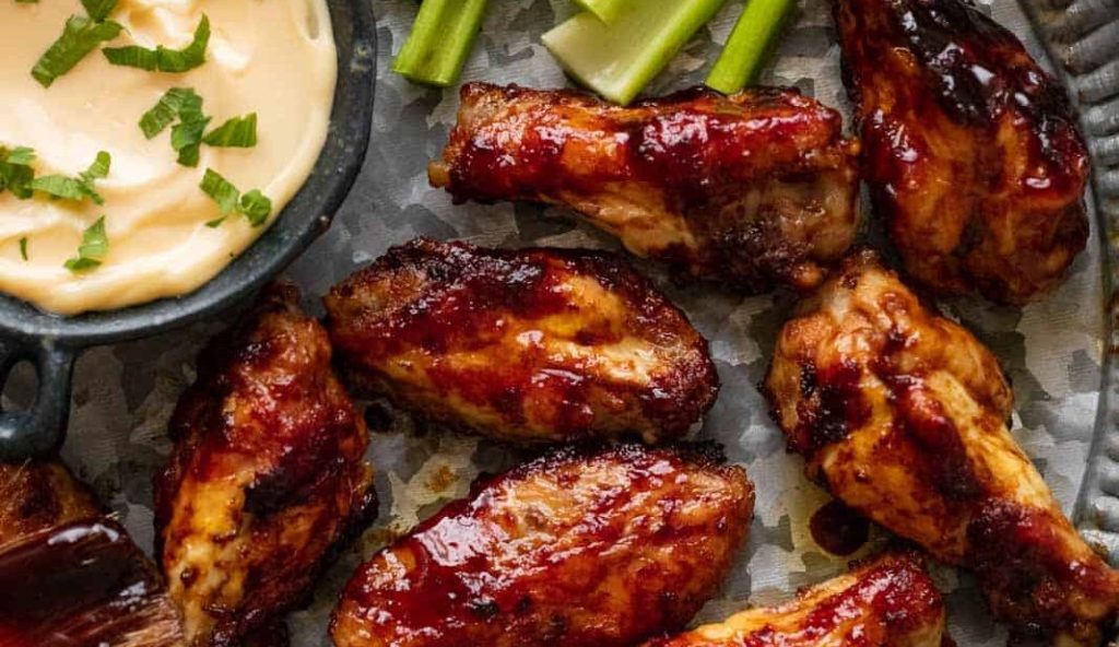 Fiery BBQ Chicken wings recipe - Food Fanee